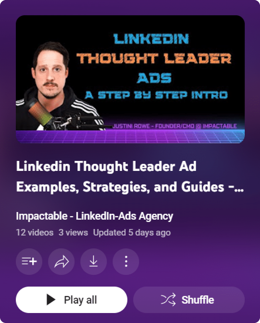 7 High-Performing LinkedIn Thought Leader Ads Examples - IMPACTABLE