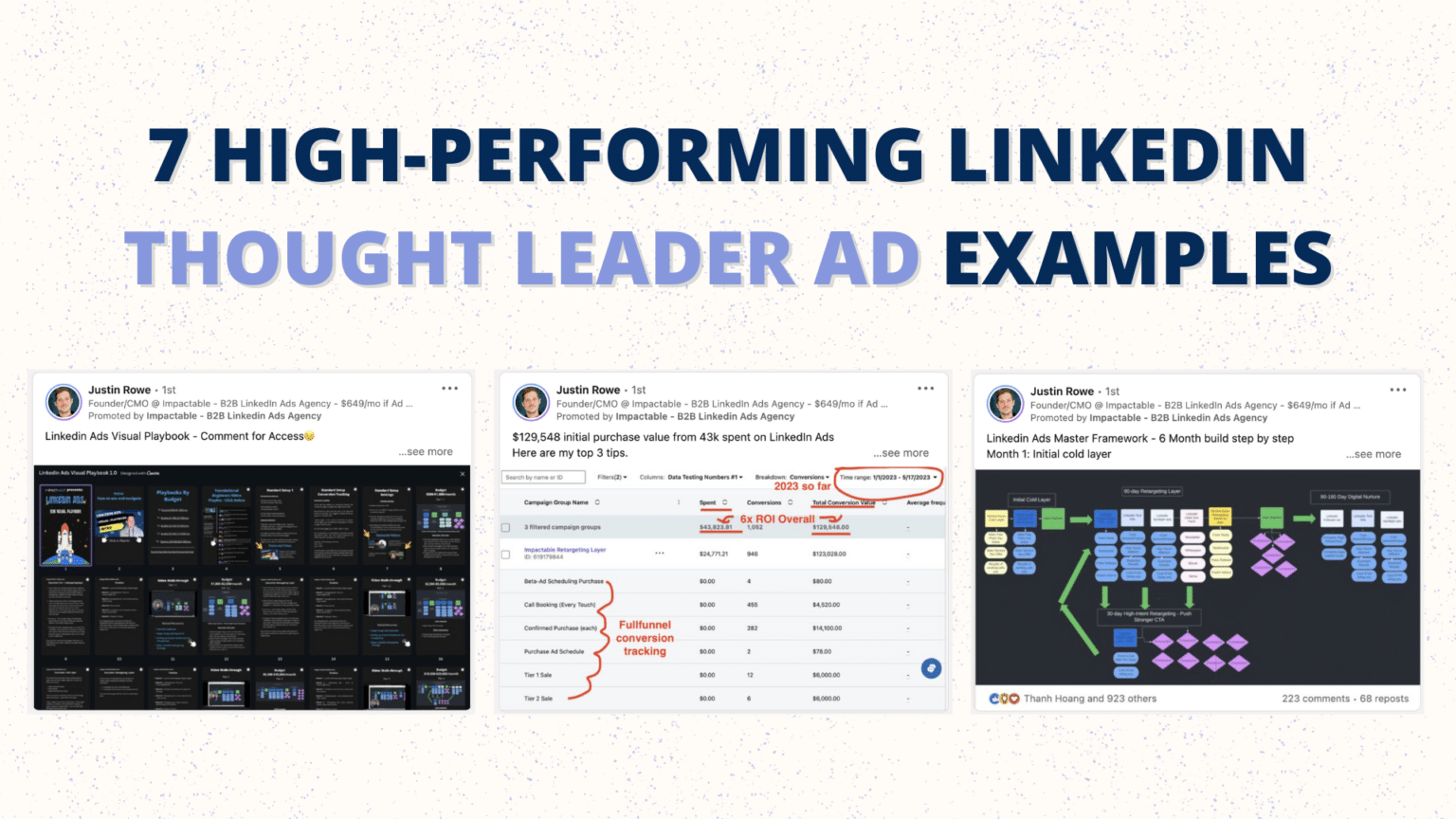 7 High-Performing LinkedIn Thought Leader Ads Examples - IMPACTABLE